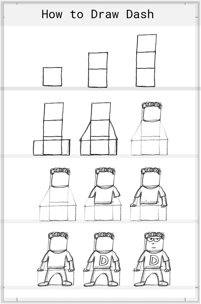 How to Draw Dash | Total Mayhem